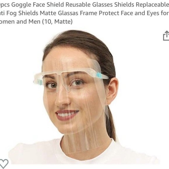 evanth | Other | Piece Goggle Face Shields Antifog Protect Faceeyes ...